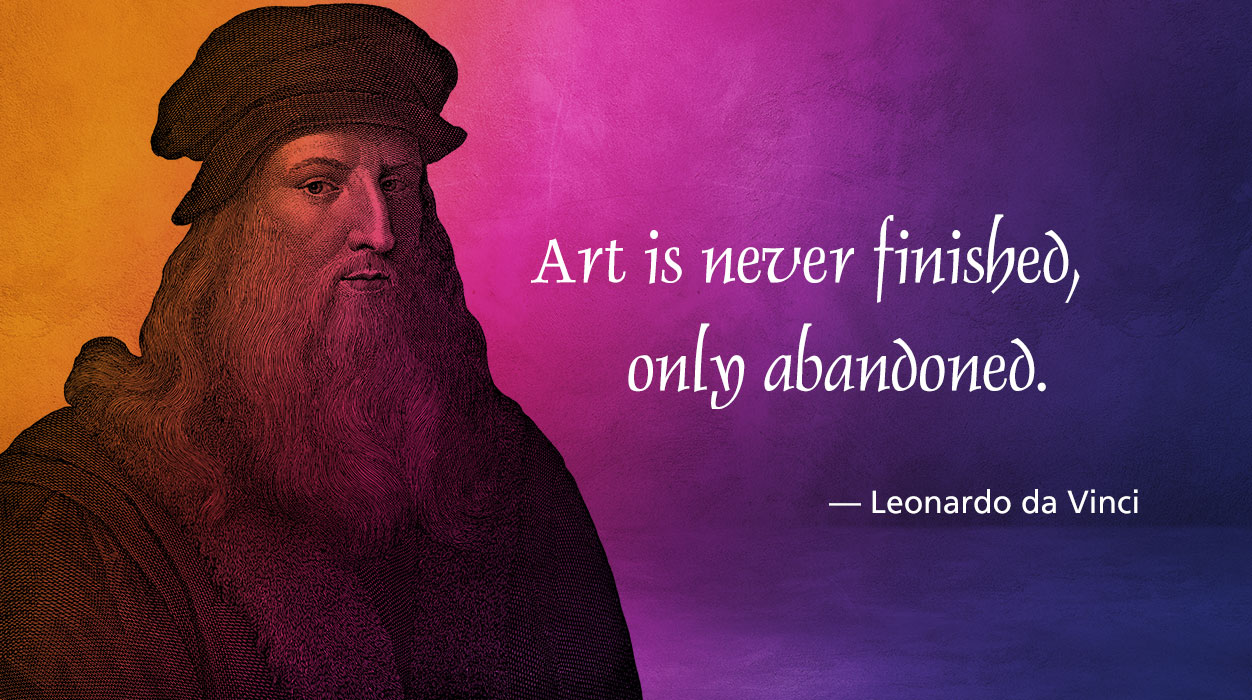 Art is never finished - Avi